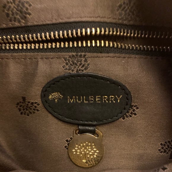 Mulberry | Bags | Authentic Mulberry England Black Leather Crossbody ...